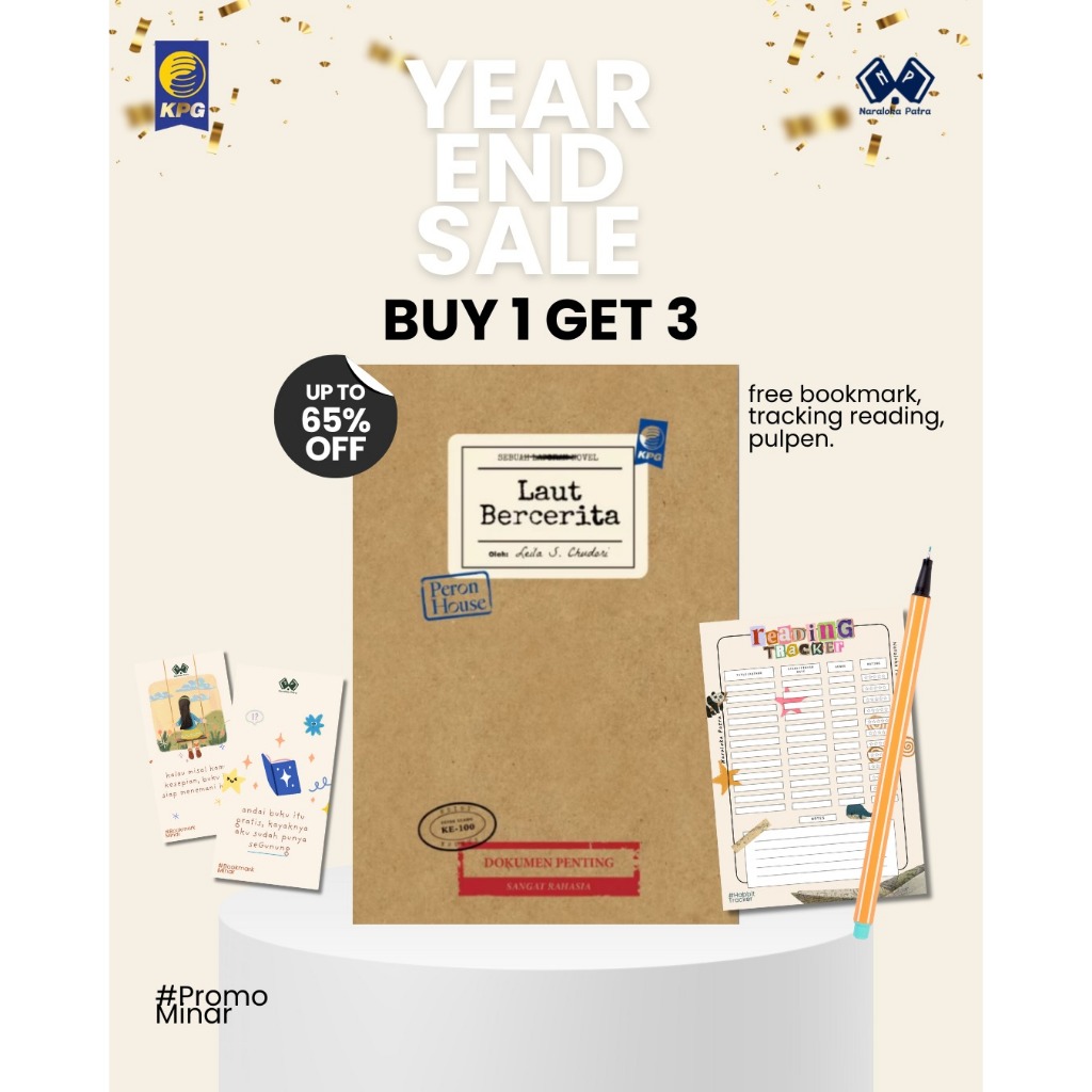 Jual [ YEAR END SALE ] Buku Novel Laut Bercerita Ed. Hardcover - Leila ...