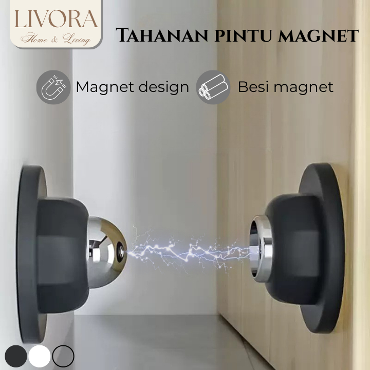 Jual PENAHAN PINTU OTOMATIS MAGNET DOOR STOPPER MAGNETIC / PENAHAN ...