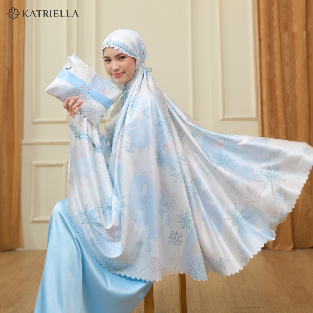Jual KATRIELLA - Mukena Silk Dewasa Premium 2in1 Travel Jumbo Adem ...
