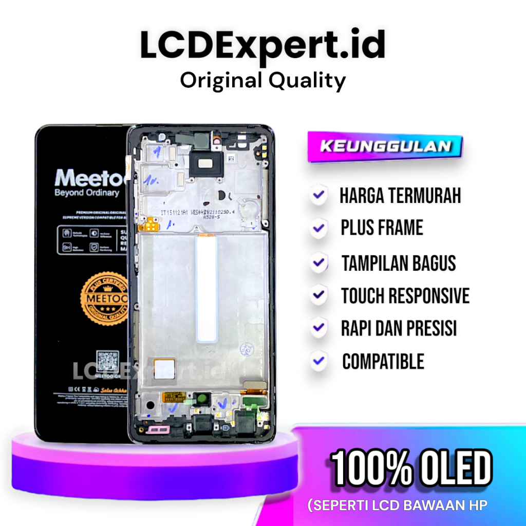 Jual LCD SAMSUNG A525 / A526 (GALAXY A52 4G / A52 5G) ORIGINAL POZI ...
