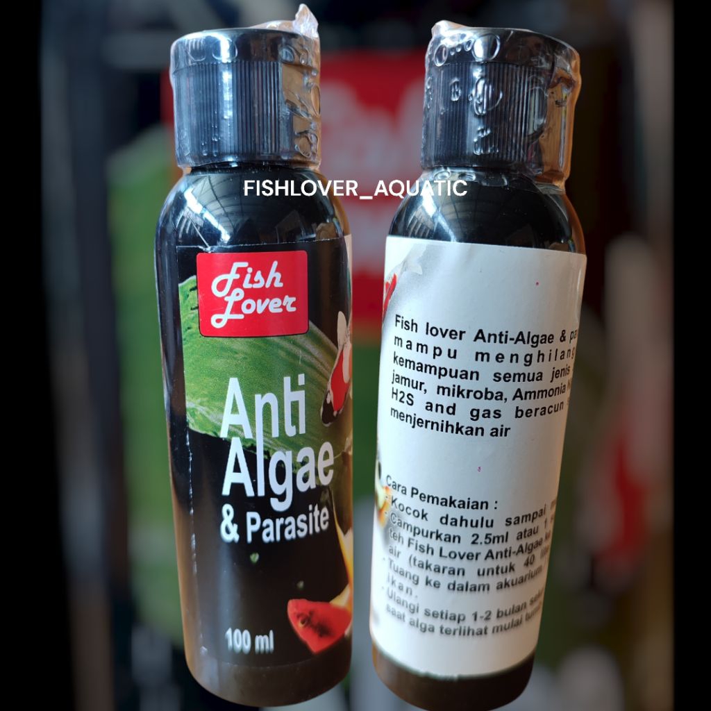 Jual ANTI ALGAE & PARASITE Obat anti lumut algae removal kolam aquarium ...