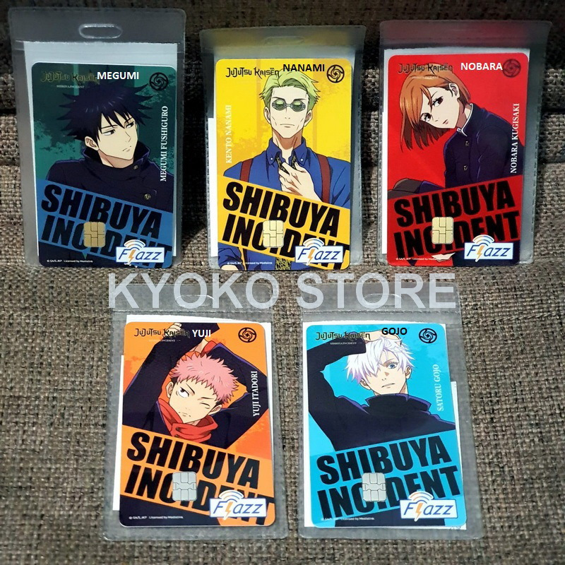 Jual Kartu Flazz Edisi Jujutsu Kaisen Anime Special Edition Yuji Gojo ...