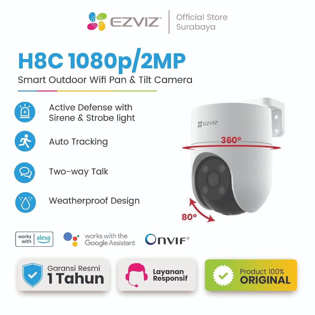 Jual EZVIZ H8C 2MP PROMO TERBATAS AHIR TAHUN GARANSI RESMI | Shopee ...