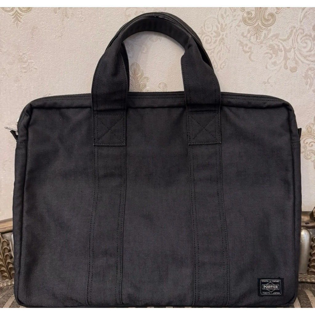 Jual porter laptop bag sleeve tote - black | Shopee Indonesia