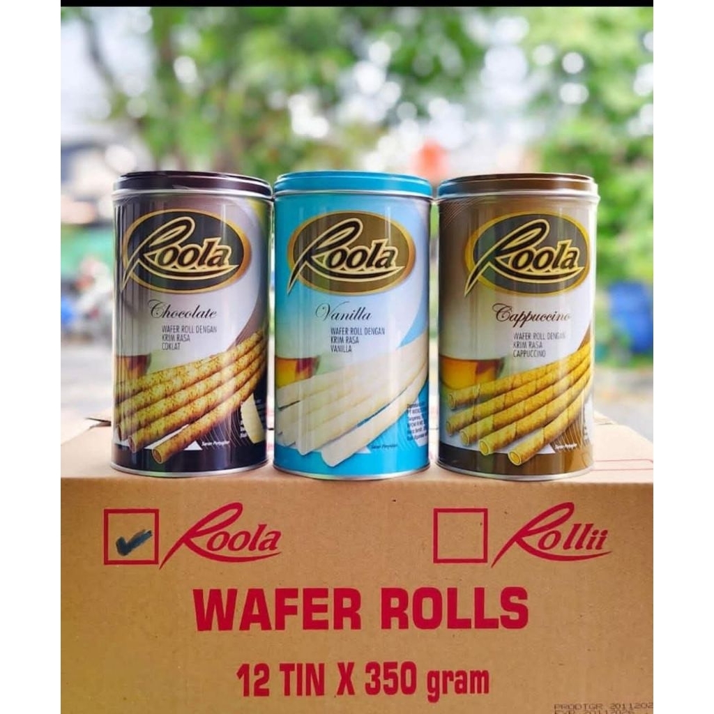 Jual ASTOR ROLLA KALENG 350gr COKLAT CAPPUCINO VANILA ENAK RENYAH ...