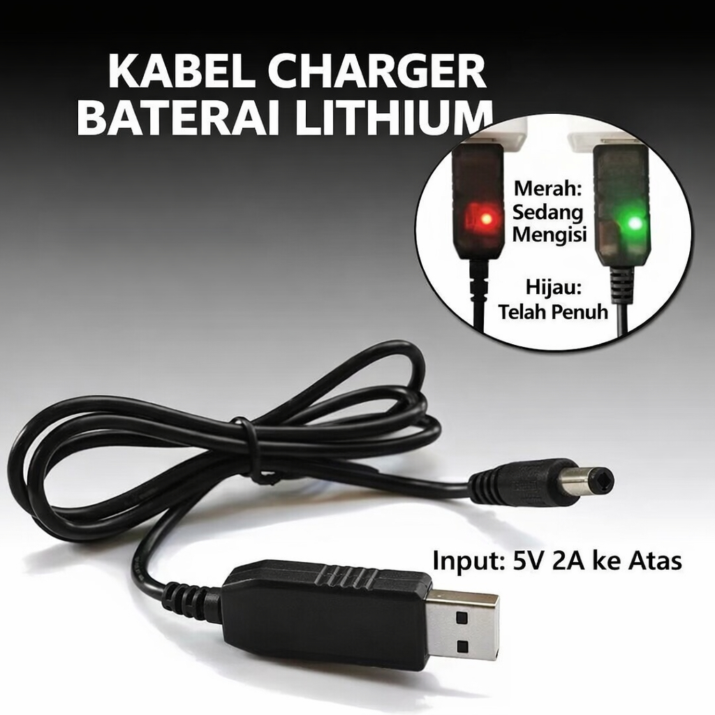 Jual Kabel Power usb step up converter 5v to 12v Indikator LED kabel ...