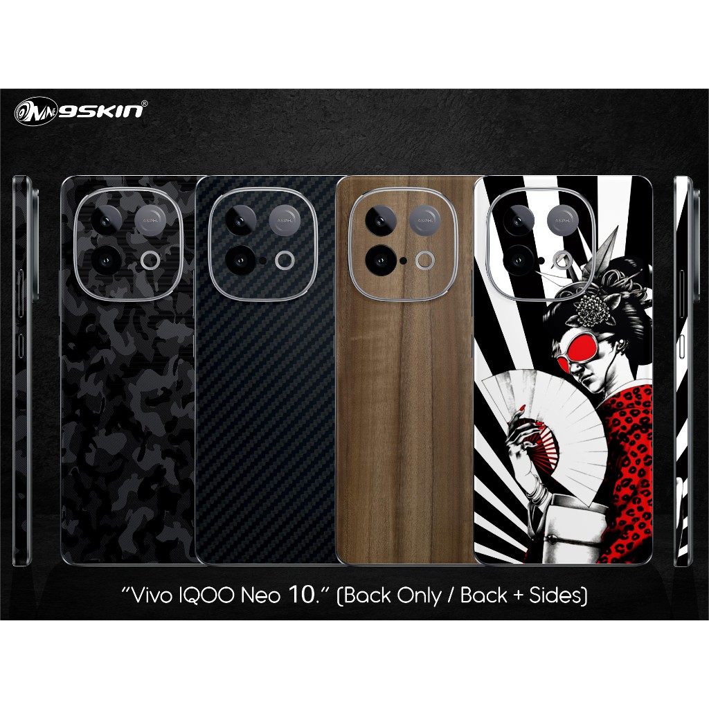 Jual 9skin Vivo IQOO Neo 10 Back Case Skin Custom Carbon Leather ...