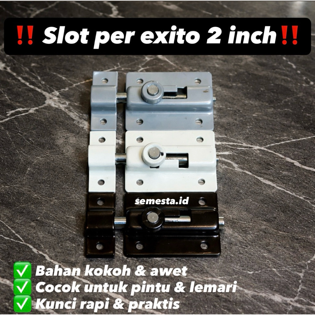 Jual Slot Per 2 Inch – Slot Pintu Mini Besi Tebal Kuat | Pengunci Pintu ...