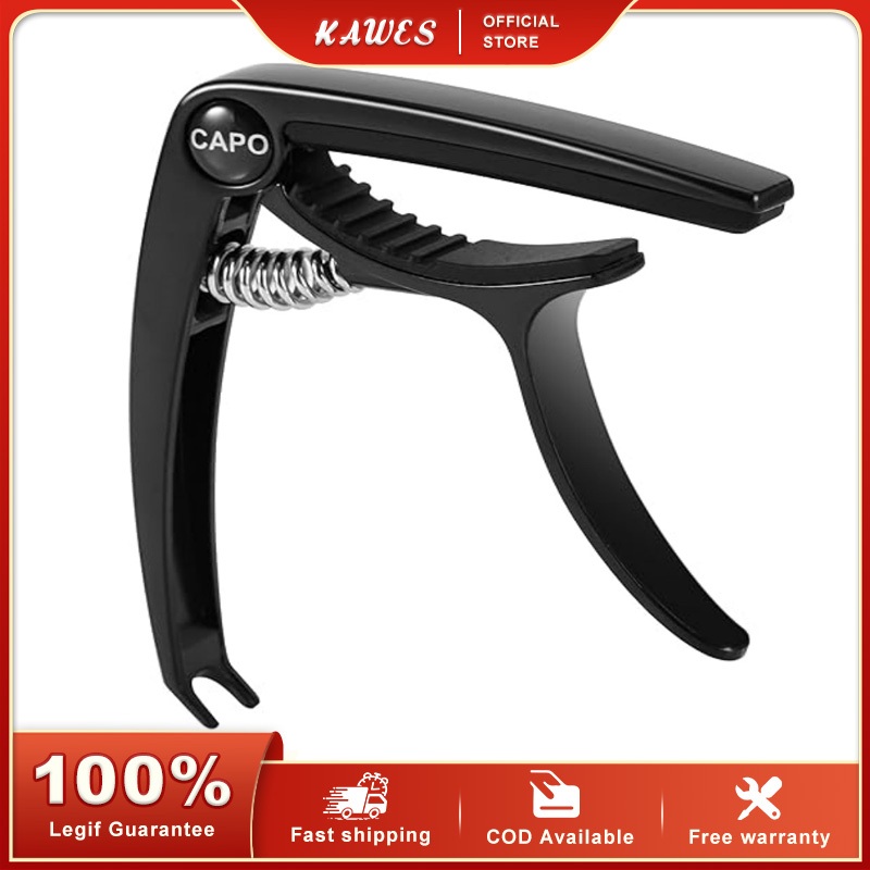 Jual KAWES Guitar Capo Metal Wood Grain Guitar Capo Grain Quick Change ...