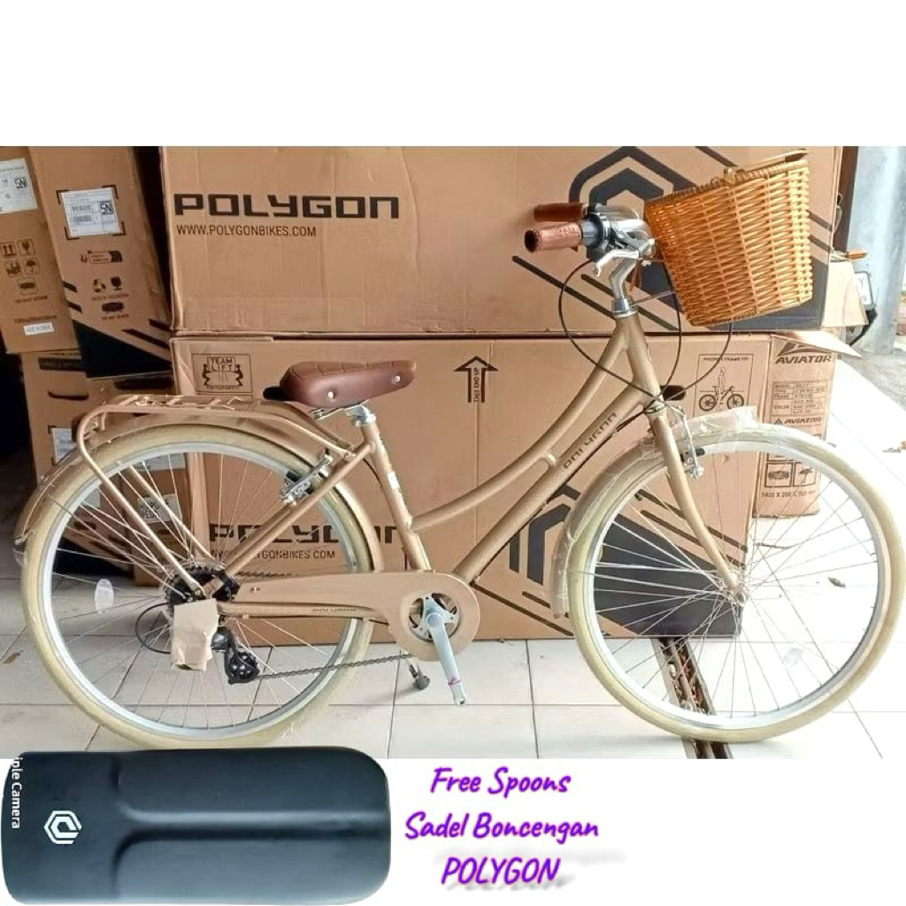 Jual Sepeda CITY BIKE / CTB / Sepeda Perempuan 26 INCH POLYGON OOSTEN ...