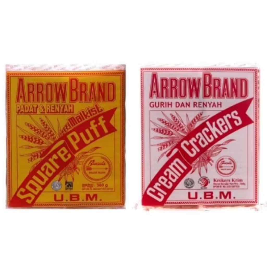 Jual PAKET ISI 3 PCS UBM BISKUIT CREAM CRACKERS DAN SQUARE PUFF 350 GR ...