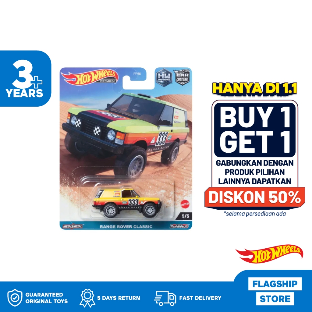 Jual [ Special B1G1 1.1 ] Hot Wheels Range Rover Classic - Mainan Mobil ...