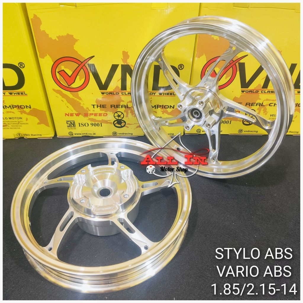 Jual VND VELG RACING NEW SPEED V SPEED GEN 1 VARIO 160 ABS & STYLO 160 ...