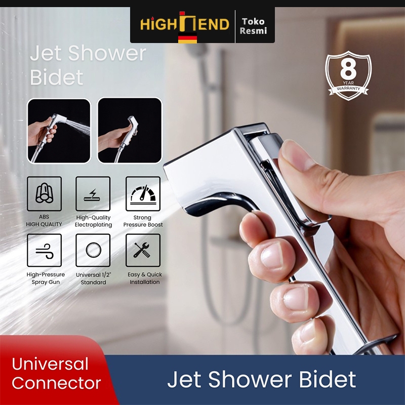 Jual HIGHNEND Toilet Shower Jet Washer Jet Shower Bidet Spray Semprotan ...