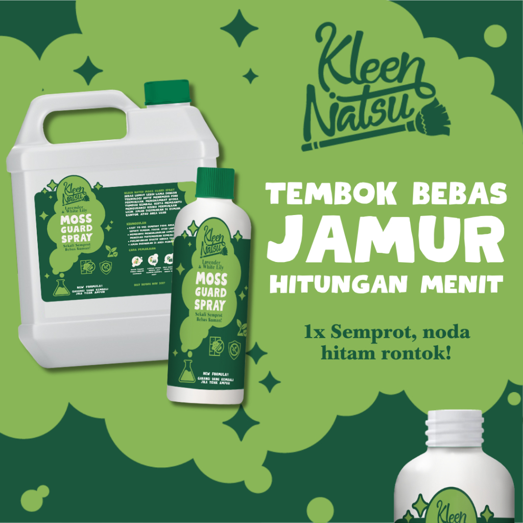 Jual PENGHILANG ANTI JAMUR DAN LUMUT SPRAY KLEENNATSU (FREE ONGKIR ...