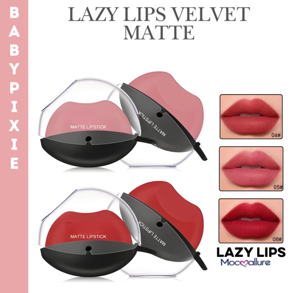 Jual MOCALLURE Velvet Matte Lipstick Lazy Lips Long Lasting Lips XX271 ...