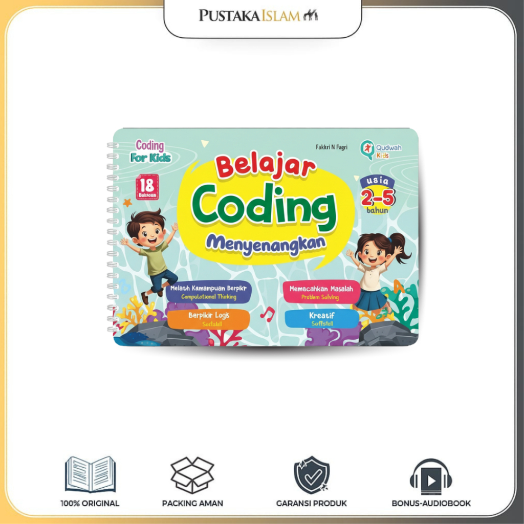 Jual Buku Coding For Kids Usia 2–5 Tahun | Latihan Logika, Berpikir ...