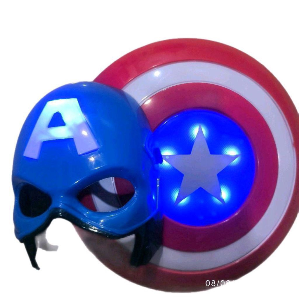 Jual tameng captain america kapten amerika dan topeng captain america ...