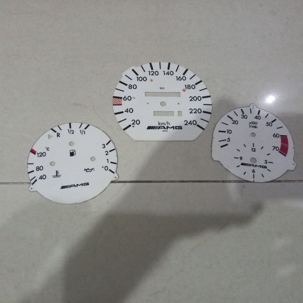 Jual gauge face mercy w124 speedometer masterpiece 200 230e 300e e320 ...