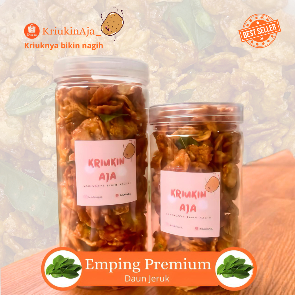 Jual Emping Premium Melinjo Pedas Manis Gurih Renyah Cemilan Enak Khas ...