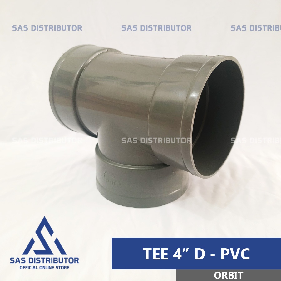 Jual Tee 4" inch D | Tee Pipa 4" inch PVC Orbit | Leter T 4" in | Tee ...
