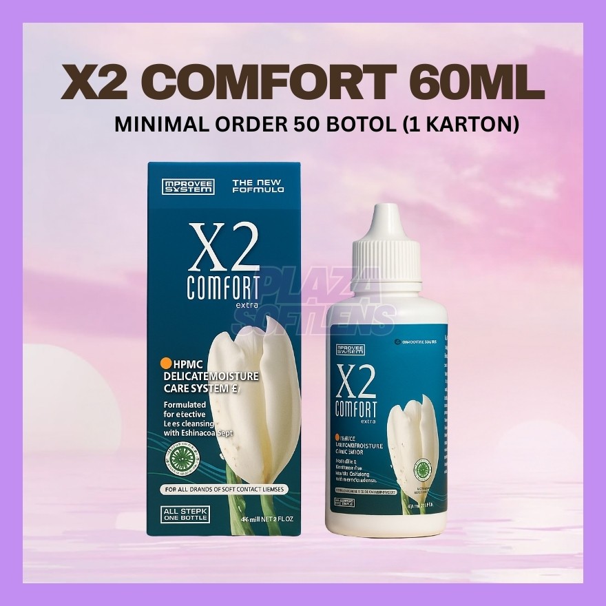 Jual (GROSIR) CAIRAN SOFTLENS X2 COMFORT 60ML / AIR SOFLENS X2 60 ML ...