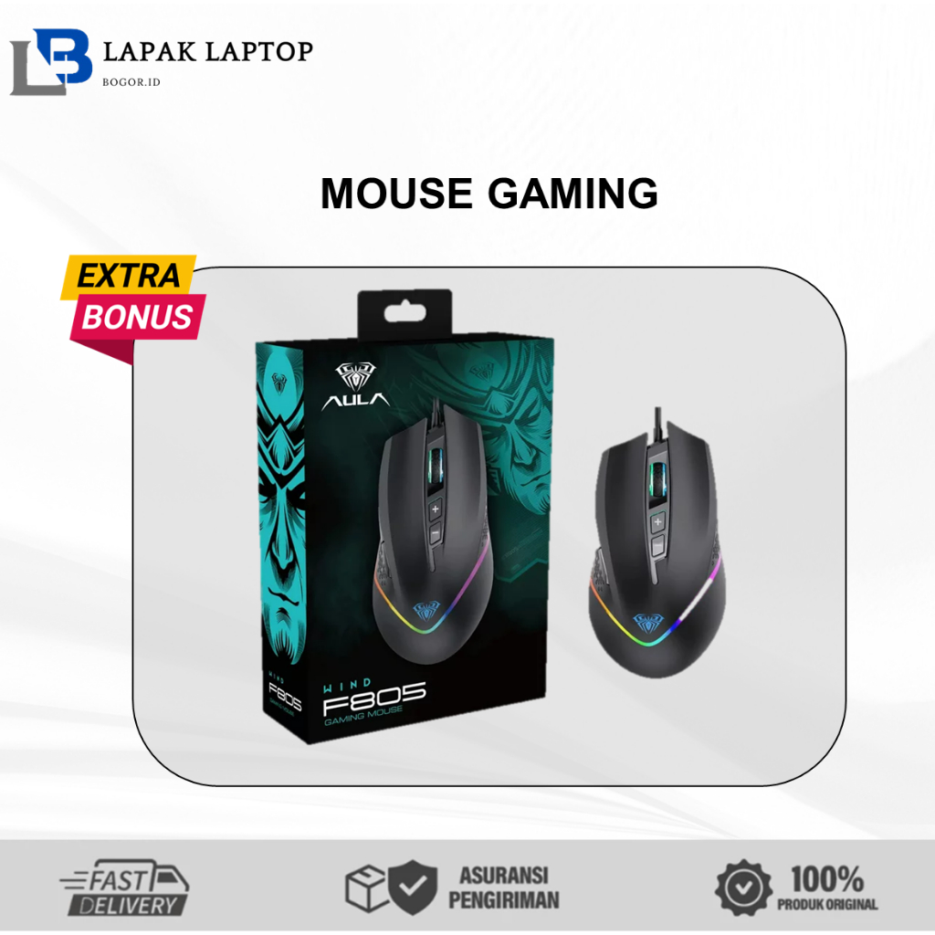 Jual Mouse Gaming Hexagonal Style AULA F-812 Macro-RGB-7200DPI-AULA ...