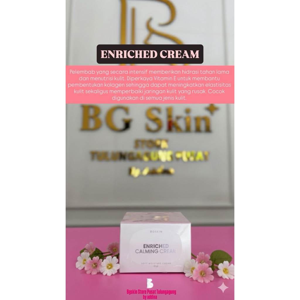 Jual BG Skin [ORIGINAL 100%] Enriched Moisturaizer Cream | BG Skin ...