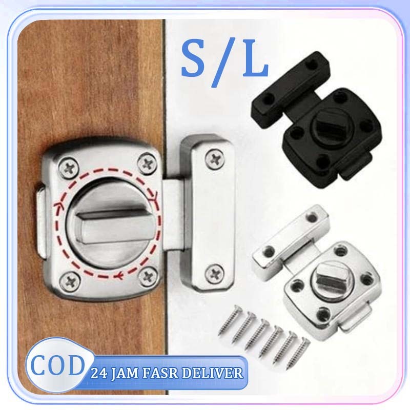 Jual Grendel Kunci Pintu Rumah Slot Grendelpintu Kamar Mandi Sliding ...