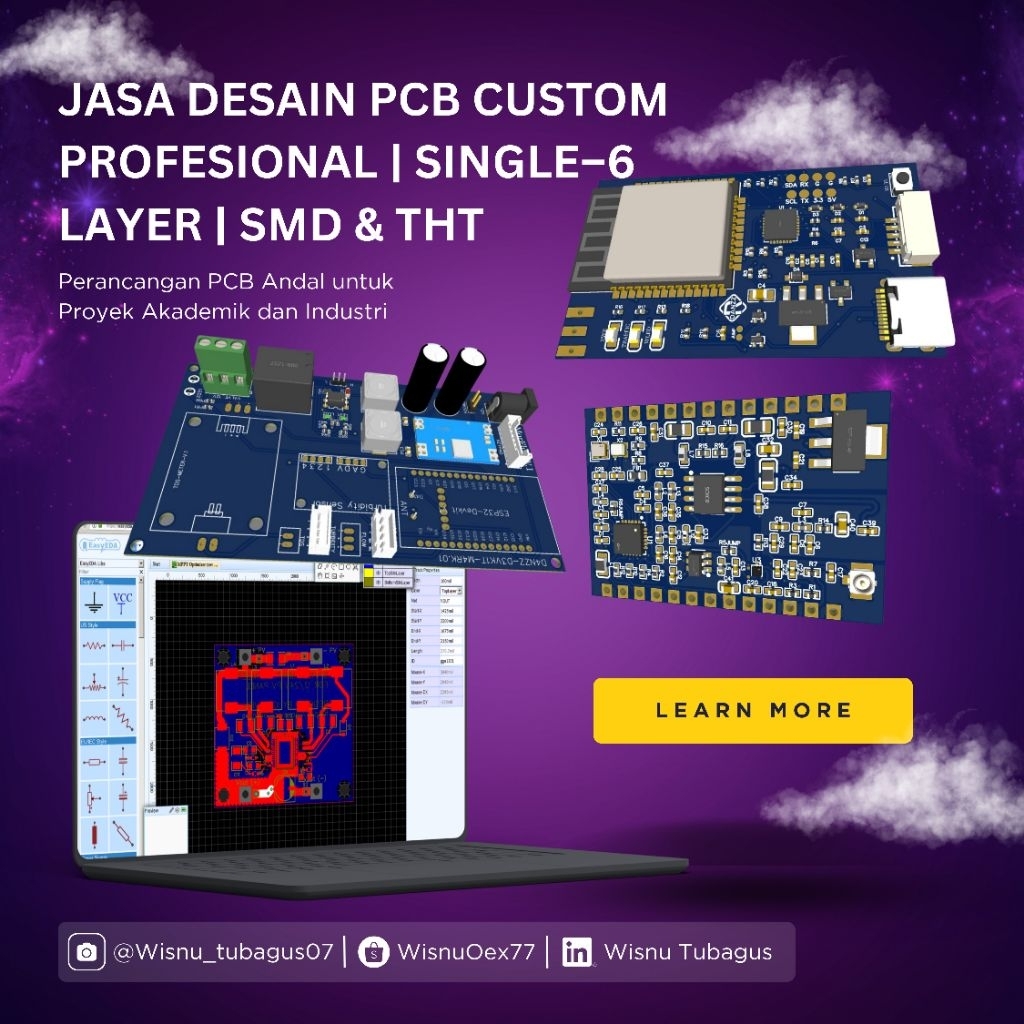 Jual Jasa Desain PCB Custom Profesional | Single–6 Layer | SMD & THT ...