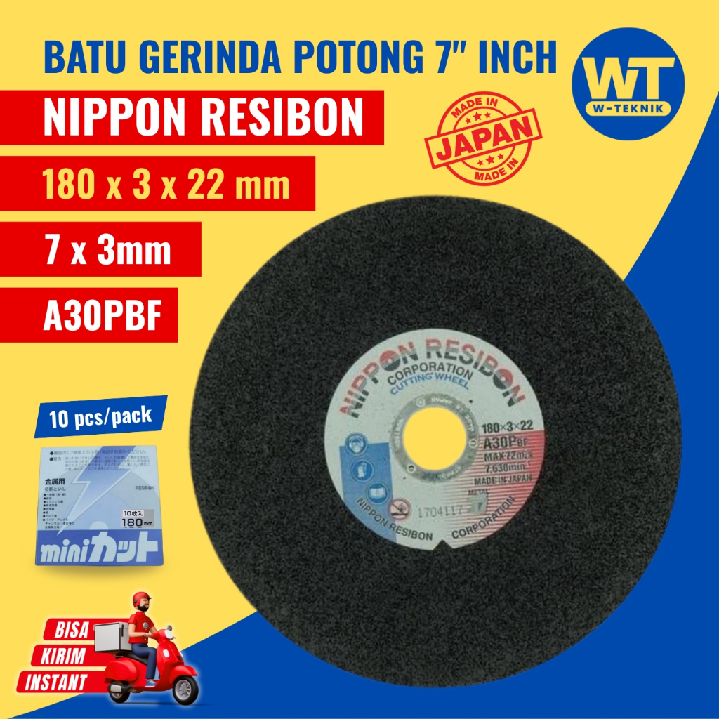 Jual Nippon Resibon Batu Gerinda 7'' Inch | Shopee Indonesia