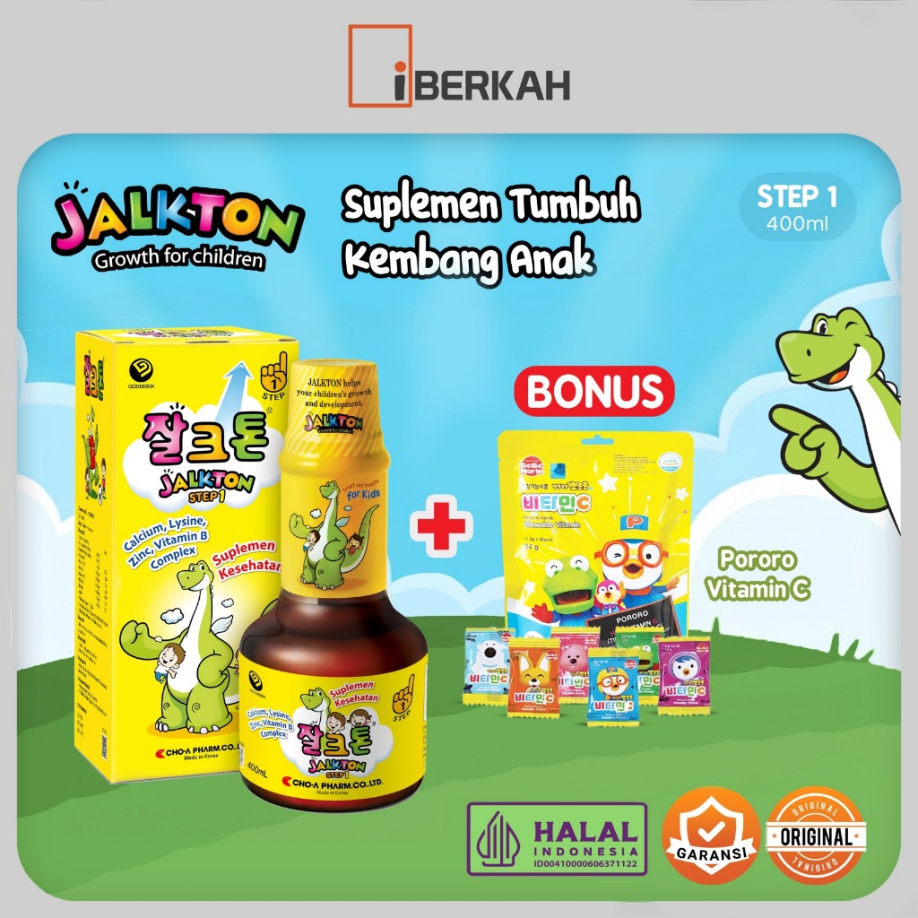 Jual Jalkton - Suplemen Tumbuh kembang / Peninggi Badan Sirup Anak ...