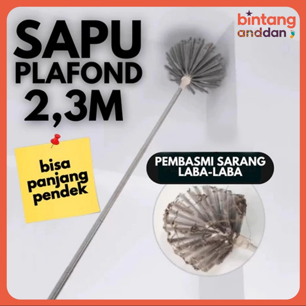 Jual Sapu Sawang Plafon Sarang Laba Atap Langit Langit Rumah Panjang ...