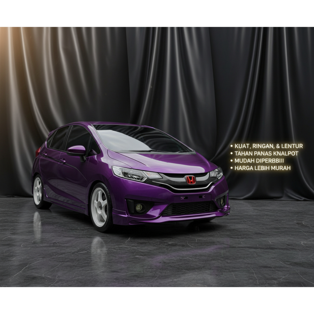 Jual bodykit honda jazz gk5 2014 2015 2016 2017 mugen addon body kit ...