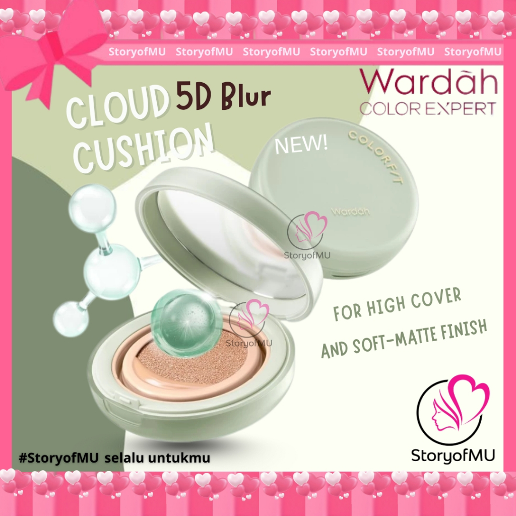 Jual StoryofMU - Wardah Colorfit 5D Blur Cloud Cushion - 15g dengan ...