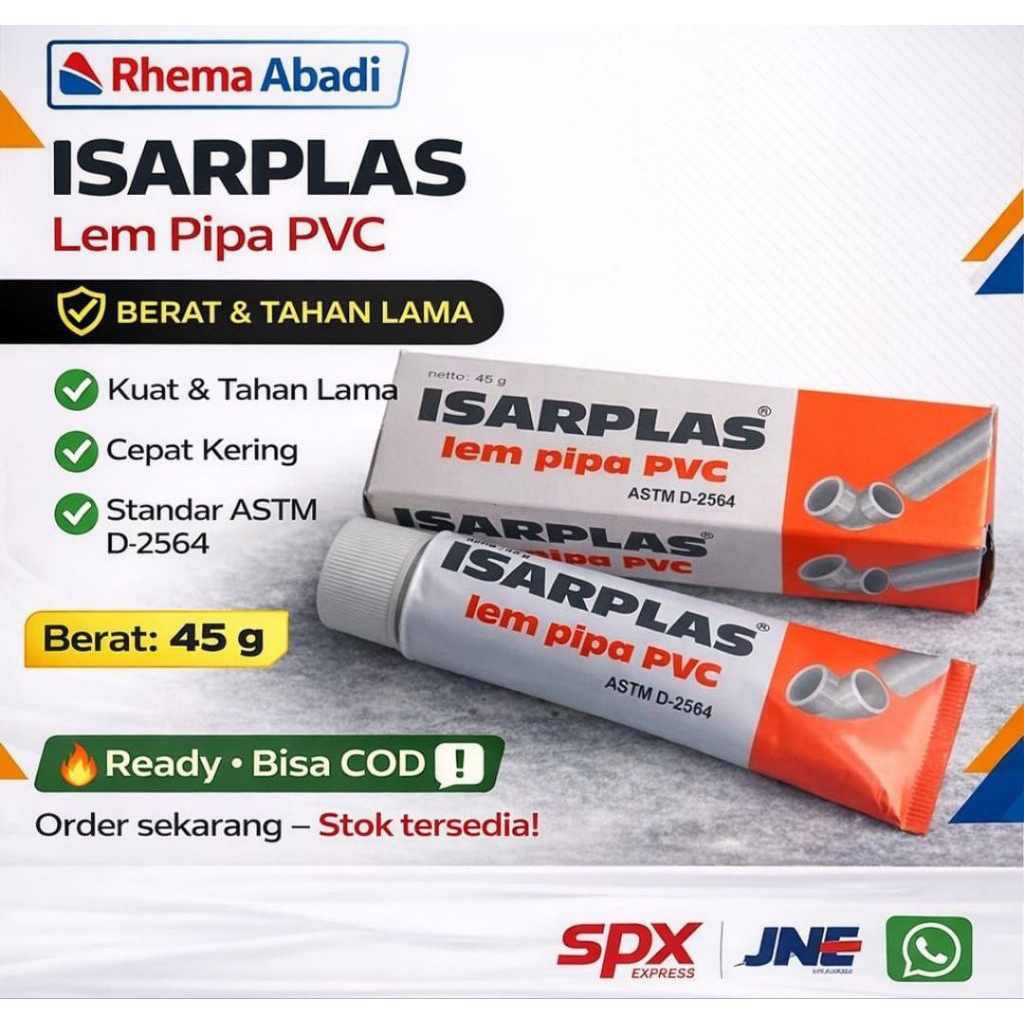 Jual Bijian Lem Fox Isarplas Lem Pipa Pvc Pralon Tube 40 gr KENTAL ASLI ...