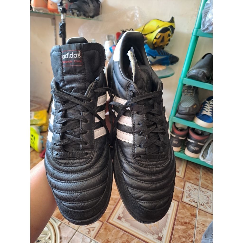 Jual sepatu bola truf mini socer mundial team hitam | Shopee Indonesia