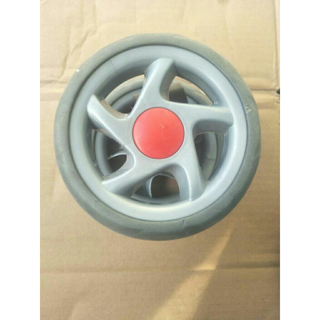 Jual roda stroller ban dobel diameter roda 14.5 lubang besi 2.4cm ...