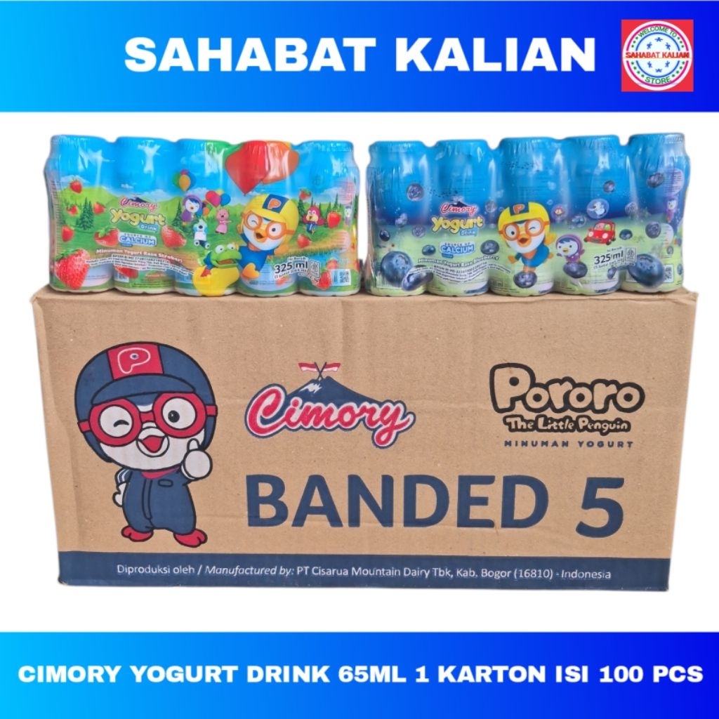 Jual Cimory Yogurt Drink 65ml 1 Karton Isi 100 Pcs | Shopee Indonesia