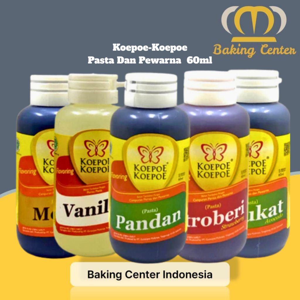 Jual Pasta Perisa & Pewarna Makanan Koepoe Koepoe 60ml - Pewarna ...