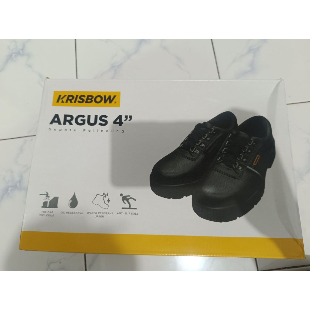 Jual Sepatu Safety Krisbow Argus 4 inch - Safety Shoes Krisbow ARGUS 4 ...