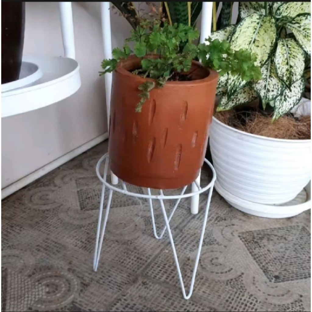Jual STANDING RAK POT MINI/STANDING RAK POT BESI BUNGA/STANDING PLANTER ...