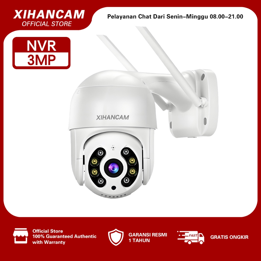 Jual XIHANCAM IP Camera 3MP CCTV Outdoor Wifi Waterproof Kamera 360 ...