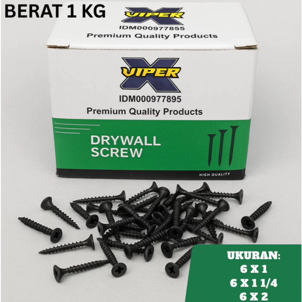 Jual SEKRUP GYPSUM VIPER/ DRYWALL SCREW VIPER / SEKRUP GIPSUM BAJA MERK ...