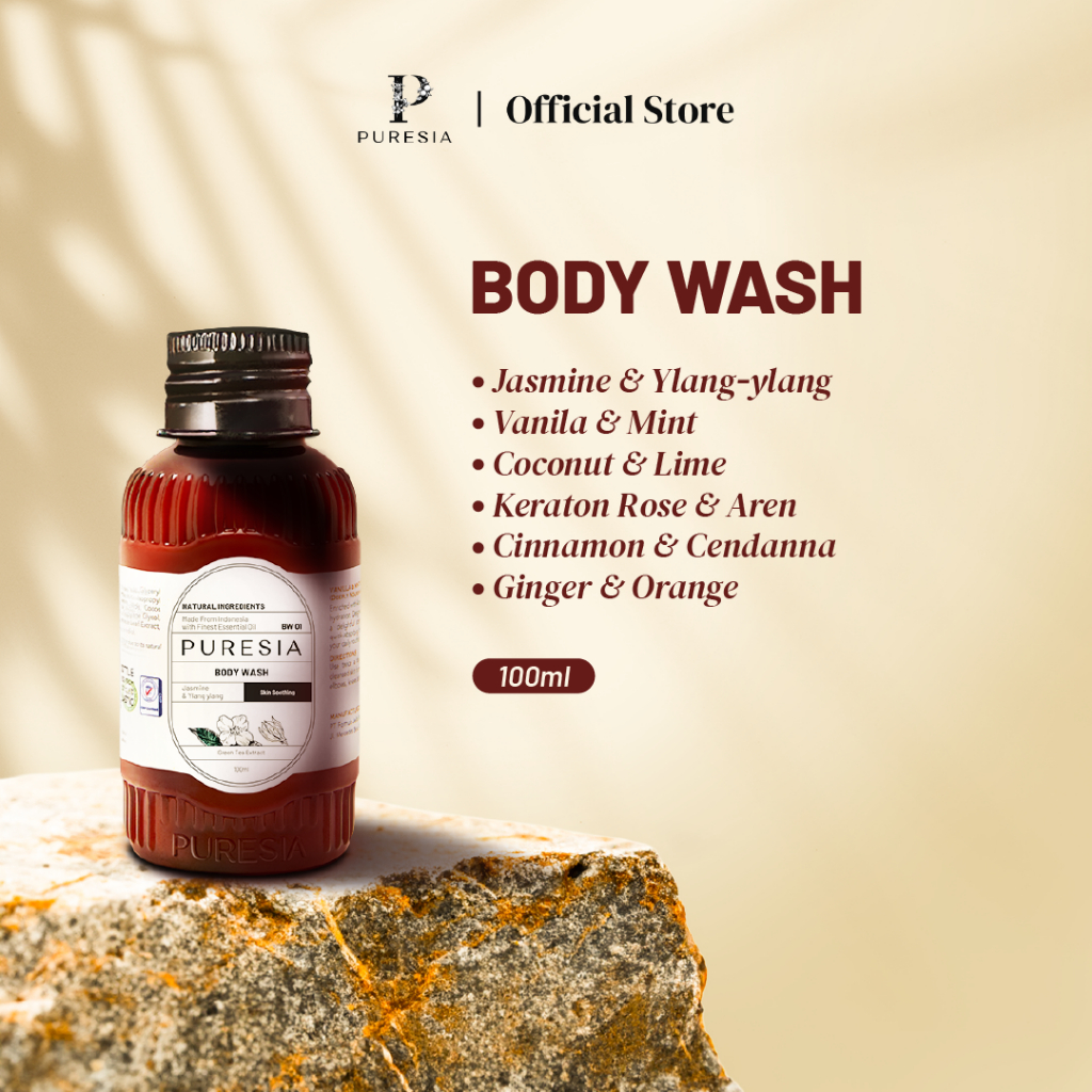Jual Puresia | Body Wash 100ml | Shopee Indonesia