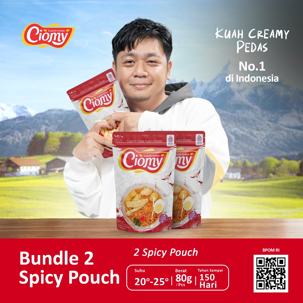 Jual CIOMY - Bundling 2 Cuanki Spicy Pouch | Shopee Indonesia