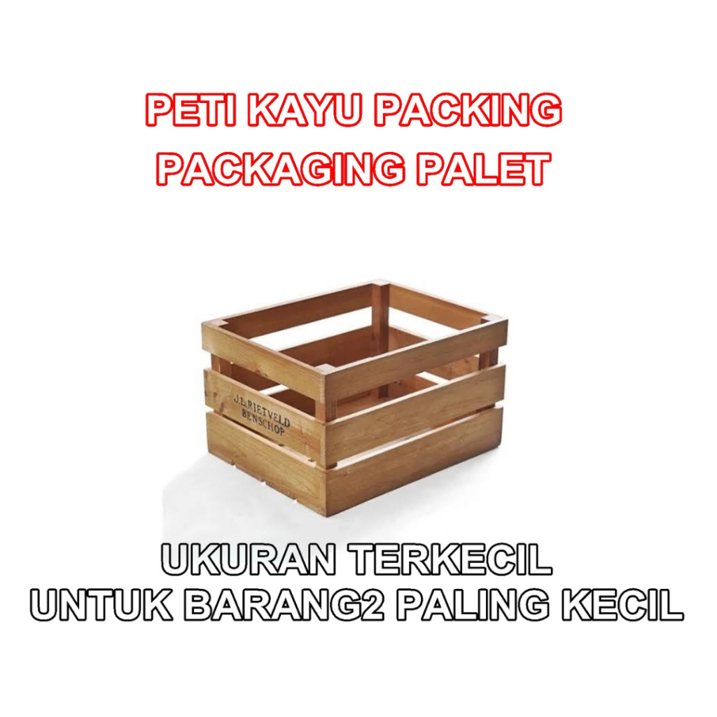 Jual Peti Kayu / Packaging Palet Bahan Bekas Ukuran terkecil | Shopee ...