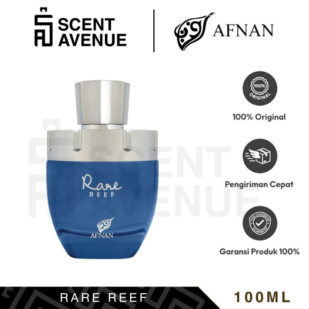 Jual AFNAN | RARE REEF | 100 ML | EXTRAIT DE PARFUM | Shopee Indonesia