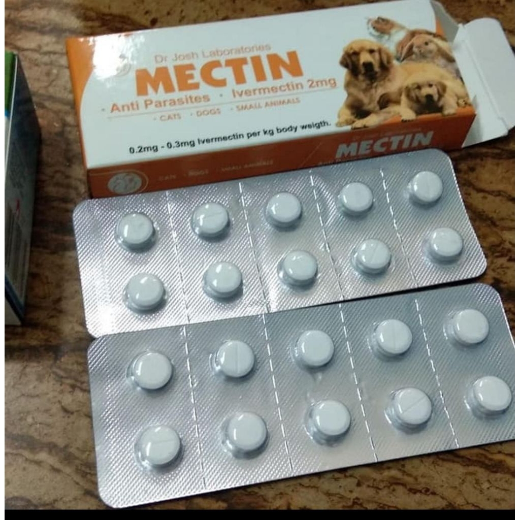 Jual obat mectin oral obat antinparasit, kutu, scabies, cacing harga ...