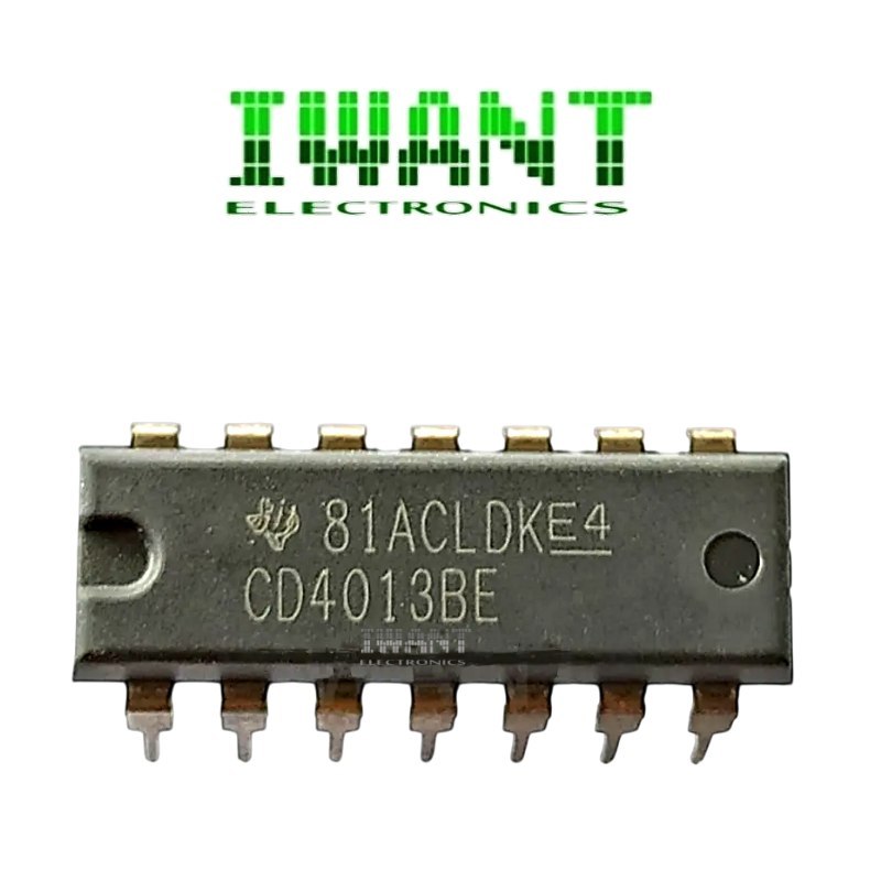 Jual CD4013BE ORIGINAL TI IC 4013 4013BE CD4013 IC CMOS 4013 CD4013BE ...